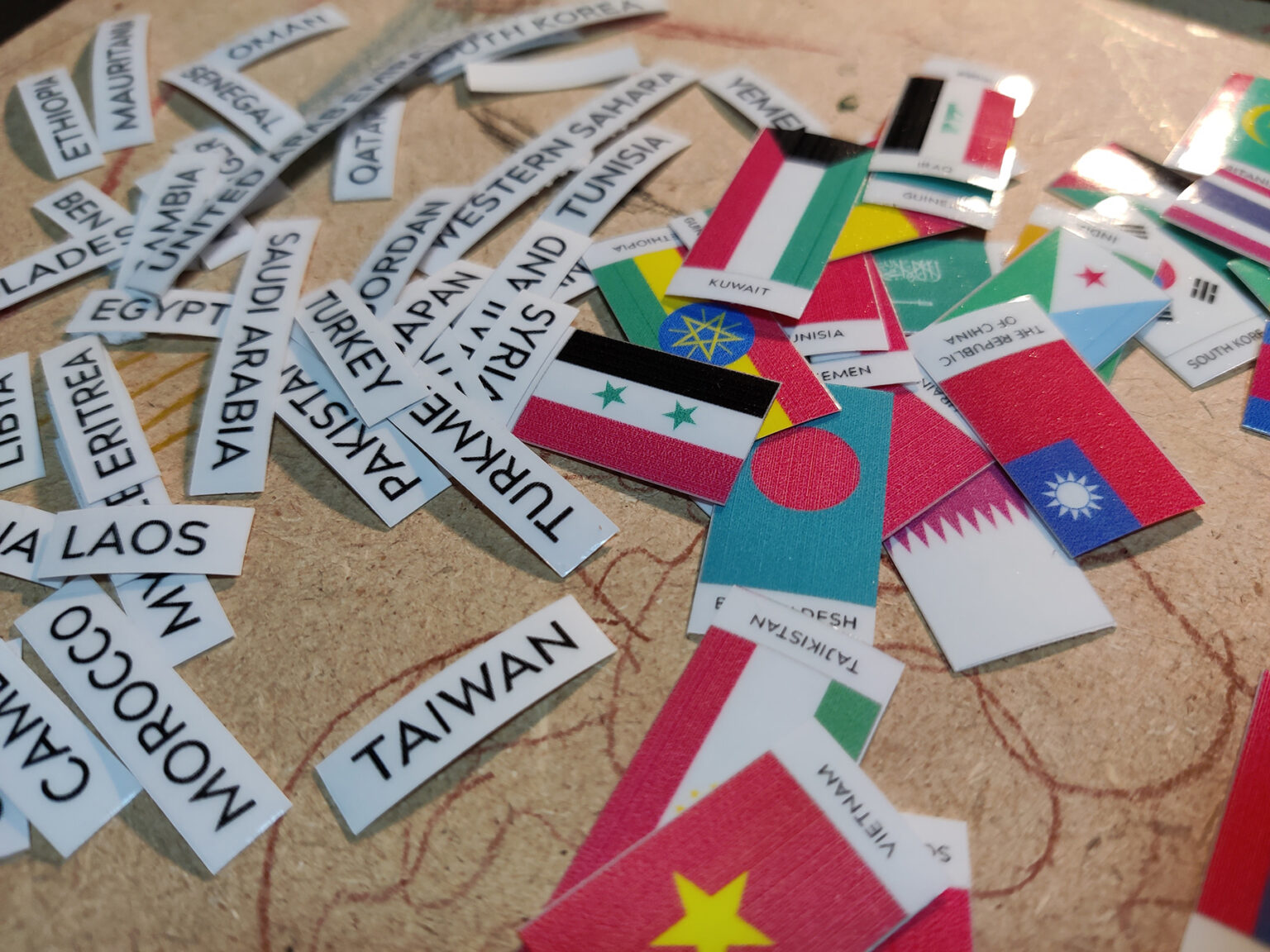 Free Download: 10/40 Window Country Flags Sticker Template - David Joannes